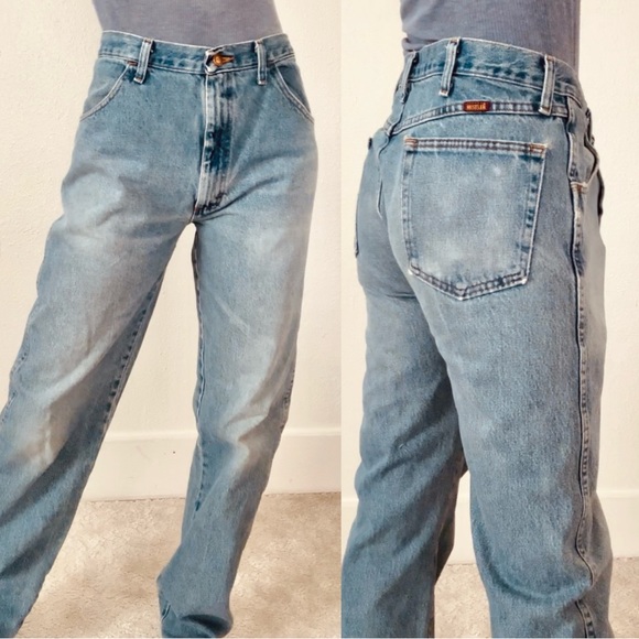 Rustler | Jeans | Vintage Rustler By Wrangler 33x36 Faded Light Wash ...